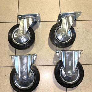 Jual Roda karet Ranger ukuran 6" 2 putar 2 diam German/Roda ranger kar ...