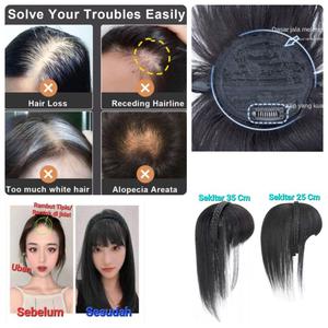 Jual WIG TOUPEE PENUTUP UBAN BOTAK BANDO 3D PENAMBAH VOLUME RAMBUT ...