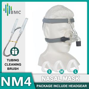 Jual BMC NM4 CPAP Mask Nasal Mask With Headgear For Bipap Machine Sleep ...