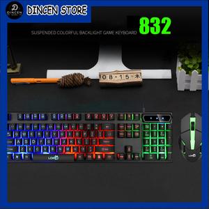 Jual PROMO CUCI GUDANG Keyboard Gaming LED RGB with Mouse Black ...