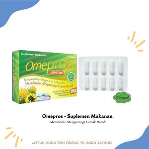 Jual Omepros MiniCaps isi 10 kapsul // suplemen MEMBANTU MENGURANGI ...