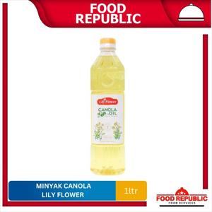 Jual Canola Oil LILY FLOWER 1 LTR - MINYAK GORENG SEHAT Bunga Canola ...