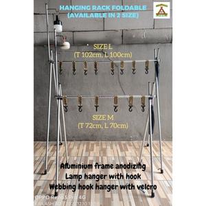 Jual HANGING RACK PORTABLE / TIANG RAK GANTUNG FOLDABLE FOR CAMPING - S ...