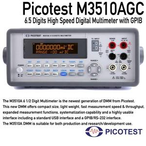 Jual Picotest M3510AGC 6.5 Digit Bench Multimeter Digital with builtin ...