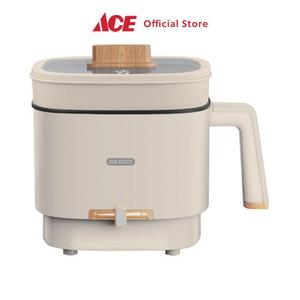 Jual Ace Memoo 800 ml Panci Elektrik Dengan Steamer - Putih Multifunction Electric Pan Kuali Pot ...