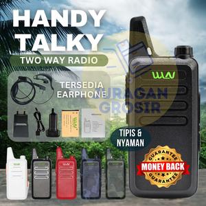 Jual HT WLN KDC1 Walkie Handy Talkie Two Way Radio Walky Talky WLAN KD C1 UHF Full Set - Putih ...
