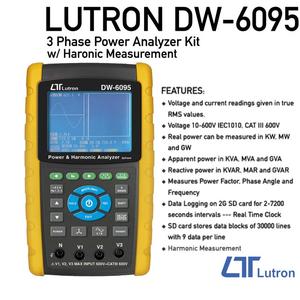 Jual Lutron DW-6095 3 Phase Power Quality & Harmonic Analyzer Real time ...