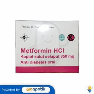 Jual METFORMIN HCL TEMPO 850 MG BOX 100 KAPLET - Jakarta Selatan ...
