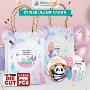 Jual Sticker Ulang Tahun Anak | Stiker Ultah | Sticker Ulang Tahun ...