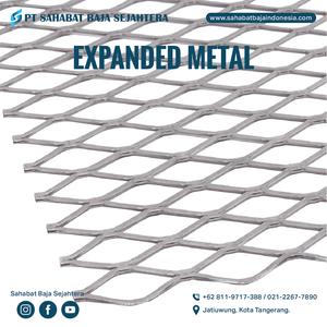 Jual EXPANDED METAL - PLAT EXPANDED GRIDMESH 1200 X 2400 - 50110 ...