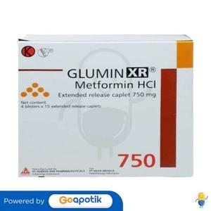 Jual GLUMIN XR 750 MG BOX 60 KAPLET - Kab. Bekasi - Apotek Taruma ...