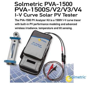 Jual Solmetric PVA-1500 Solar PV Tester 1500V 30A w/ I-V Curve - Alt ...