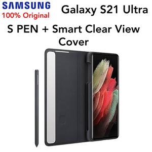 Jual Samsung Galaxy S21 Ultra 5G Original S Pen Smart Clear View Cover ...