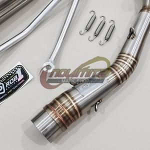 Jual Set Knalpot Standar Racing Rob1 Gp17 Stainless Db Killer Vespa ...