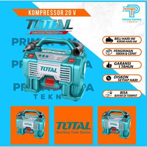 Jual TOTAL CORDLESS AUTO AIR COMPRESSOR / KOMPRESOR CORDLES 20V ...