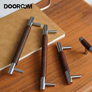 Jual DOOROOM Brass Handles Wood Wardrobe Cupboard T-bar Drawer Knob ...