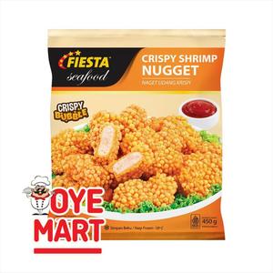 Jual FIESTA SEAFOOD CRISPY SHRIMP NUGGET 450GR/NAGET UDANG KRISPY ...