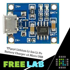 Jual TP4056 LiPo Charger Battery Lithium Micro USB Charging Modul 1A ...