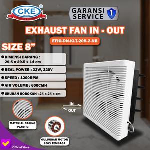 Jual Exhaust Dinding 8 Wall Exhaust Ventilating Fan Hexos Tembok In Out ...