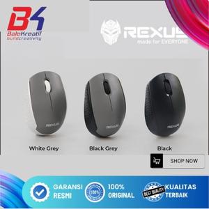 Jual Mouse Wireless OFFICE REXUS Q30 Silent Click 2.4Ghz 3D - Black ...