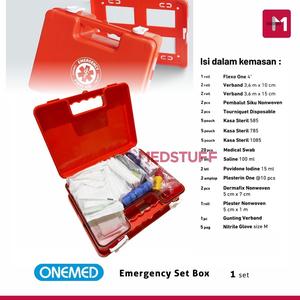 Jual Emergency Set Box Onemed Emergency Set Onemed P3K Onemed Emergency ...
