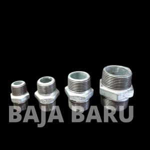 Jual Double Nipple Galvanis 1/2" / Dobel Neple 1/2" Besi / D Nepel Galvanis - Kab. Tangerang ...