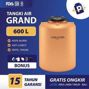 Promo CUCI GUDANG Toren Tandon Tangki Air Grand 600 Liter Anti Lumut ...