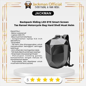 Jual Backpack Riding LED EYE Smart Screen Tas Ransel Motorcycle Bag ...