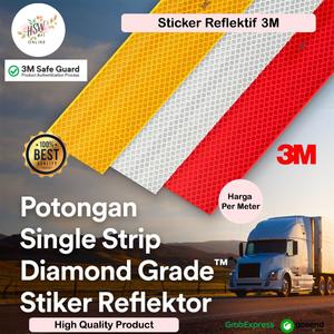 Jual Stiker Reflektor Mobil 3M Sticker Reflektif Diamond Pemantul ...