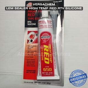 Jual Lem Sealer / HIGH TEMP RED RTV SILICONE Type 650 85 gram Versachem ...
