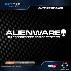 Jual new Sticker Cutting Decal Alienware Stiker Pc Komputer Laptop ...