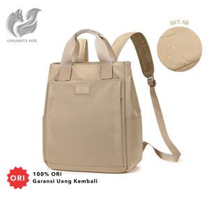 Jual Tas Ransel Wanita COLORFUL FOX 0512 Backpack Wanita Tas Anti Air ...