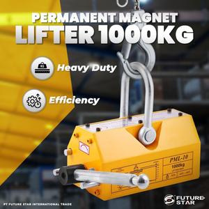 Jual Permanent Magnet Lifter 1T 1000kg Magnetic Lifting Pengangkat Mag ...