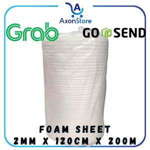 Jual PE Foam Sheet 1 GULUNG 2mm x 120cm x 1m Polyfoam Meteran Busa ...