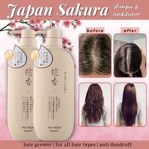 Jual TS_ Japanese Sampo Sakura Shampoo Jepang 400ml Shampoo Anti ...