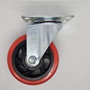 Jual Roda Pu Merah Double Bearing Medium Duty 4 Inch Hidup - Jakarta ...