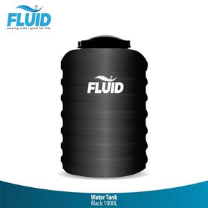 Jual Fluid Tangki Air Plastik HDPE Warna Hitam Kapasitas 1000 Liter ...