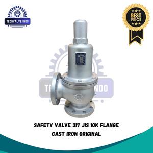 Jual SAFETY VALVE 317 6" INCH JIS 1OK FLANGE CAST IRON ORIGINAL ...