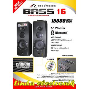 Jual speaker aktif Roadmaster NEW Bass 16 Bluetooth New - Jakarta Pusat ...