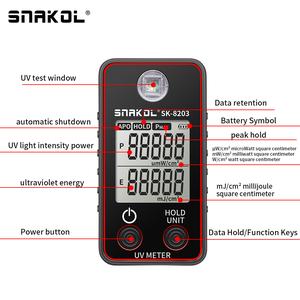 Jual SNAKOL Digital UV Illuminometer Professional UV Tester Ultraviolet ...