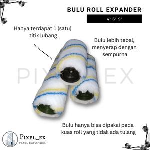 Jual Bulu Roll Cat Tembok Isi Roll Cat 4 inch 6 inch 9 inch Expander ...