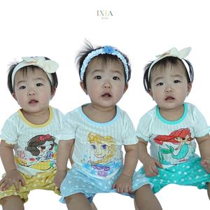 Jual HACHI baju princess disney anak kaos anak disney short pajamas ...