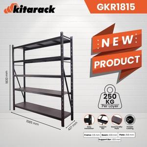 Jual Rak Gudang Global Shelf Rack 250kg/layer Rack Gudang Susun 5 Layer ...