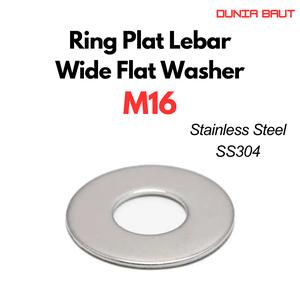 Jual Ring Plat Lebar M16 / Wide Flat Washer M16 / WP Lebar M16 / Ring ...