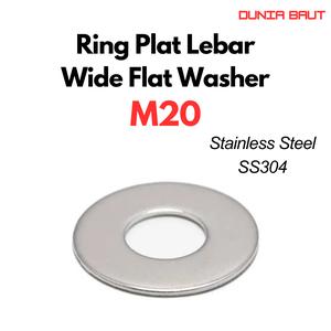 Jual Ring Plat Lebar M20 / Wide Flat Washer M20 / WP Lebar M20 / Ring ...
