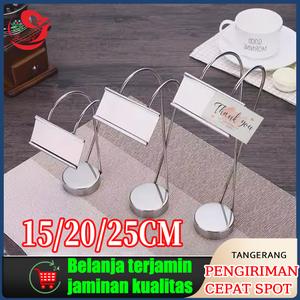 Jual Price Tag Holder Kartu harga Table Number Holder Klip Kartu ...