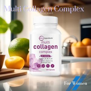 Jual Micro Ingredients Multi Collagen Complex for Women, 240 Capsules ...