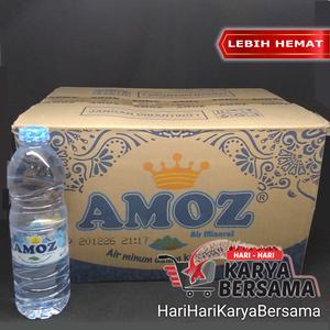 Jual MINUMAN AIR MINERAL AMOZ ISI 24 BOTOL X 600 ML - PER KARTON - Kota ...