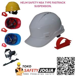 Jual SAFETY HELMET HELM PROYEK NSA FASTRACK - white - Kab. Sleman ...