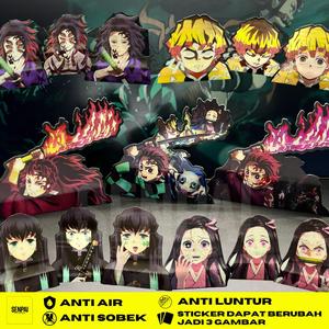 Promo Demon Slayer Sticker Anime 3D Stiker Ukuran Besar Kimetsu no ...